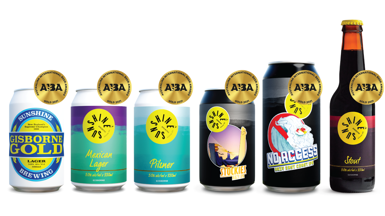 Sunshine Brewing | From the coast where the sun shines. Gisborne, NZ